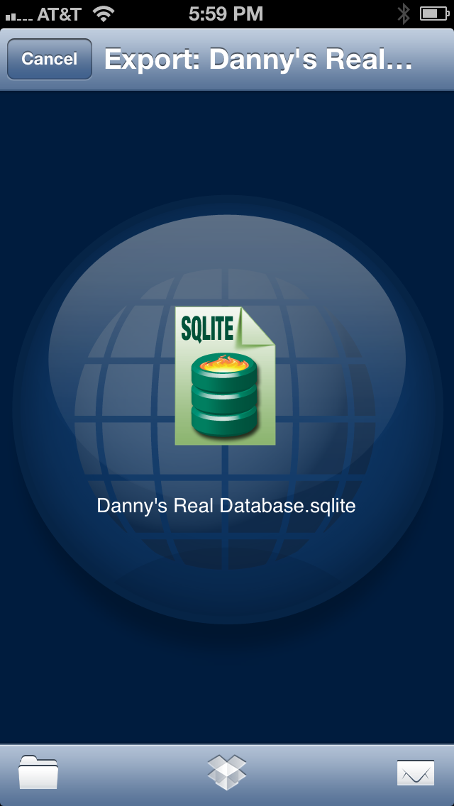 Export Database – Rainfrog Inc.